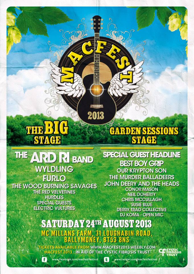 MacFest2013 festival poster - Chordblossom